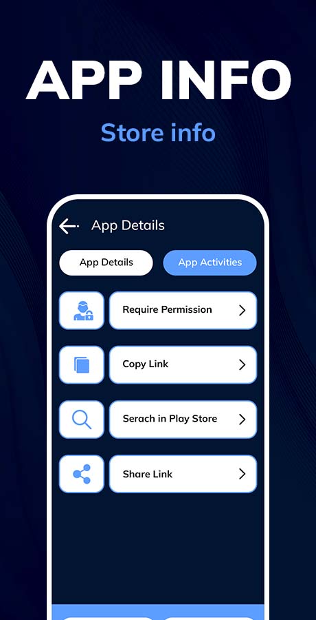 App info - Store Info - App Backup - Restore Option - App Info Checker - SDK Version by ieSoftInfo